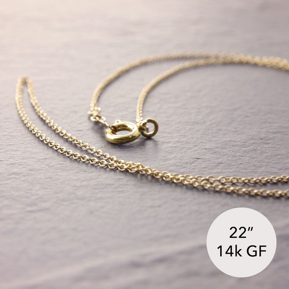 Megu's Attic | Jewelry | 22 Dainty Chain Necklace Gold Delicate Chain ...
